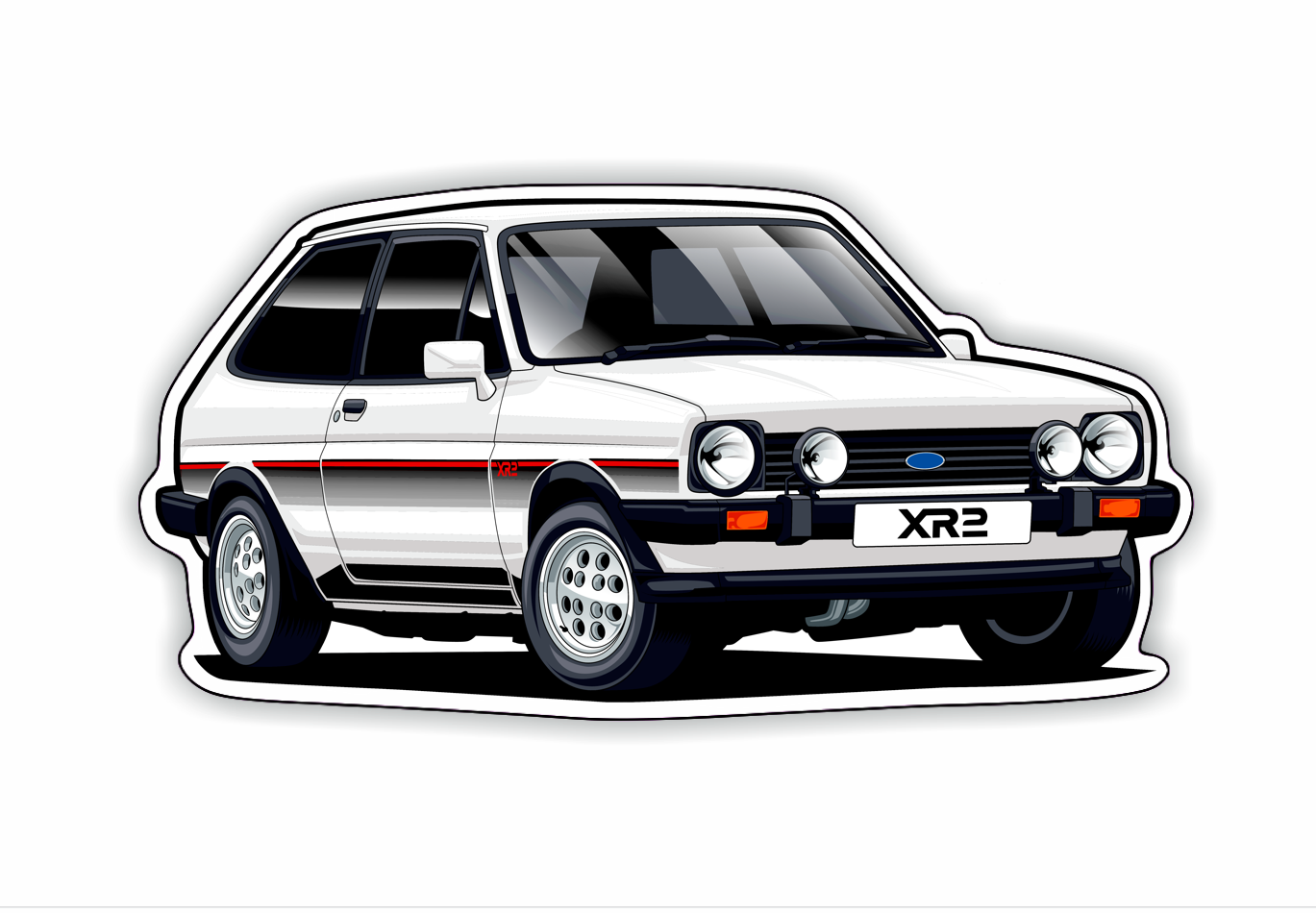WHITE MK1 FIESTA XR2 COLLECTION NOW ADDED! 👍 – Petrol Head Style